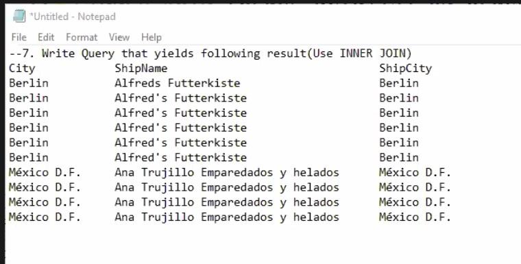 Solved Untitled Notepad File Edit Format View Help 7