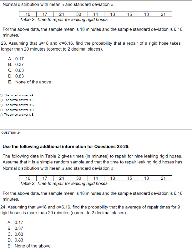Solved Normal distribution with mean \\\\mu and standard | Chegg.com