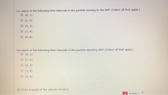 Solved (a) A particle starts by moving to the right along a | Chegg.com