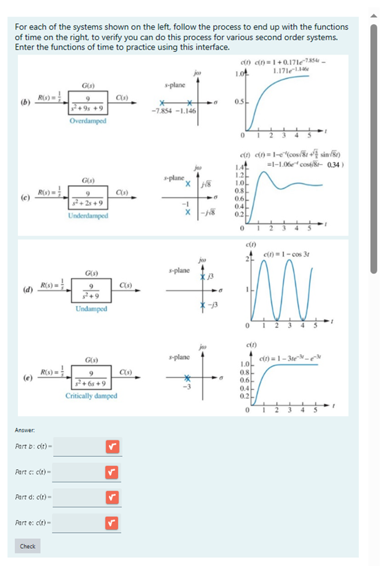 Solved For each of the systems shown on the left, follow the | Chegg.com