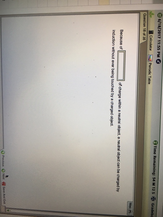 Solved Because of of charge within a neutral object a | Chegg.com