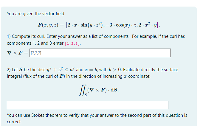 Solved You are given the vector | Chegg.com