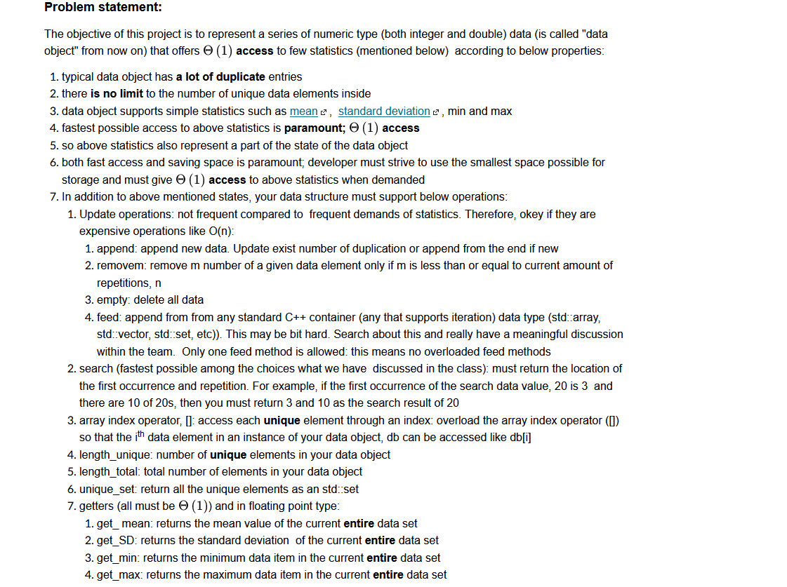 Solved Problem statement: The objective of this project is | Chegg.com