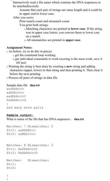 Solved Problem Description String Exercise This Assignment 8207