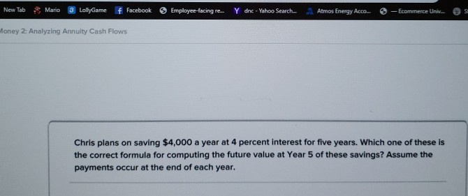 Solved New Tab Mario 3 LollyGame f Facebook Employee-facing | Chegg.com