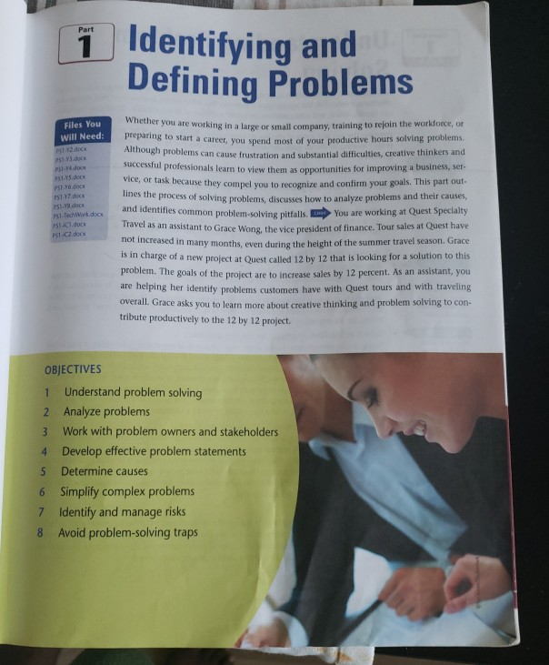 Identifying and Defining Problems Part Whether you | Chegg.com