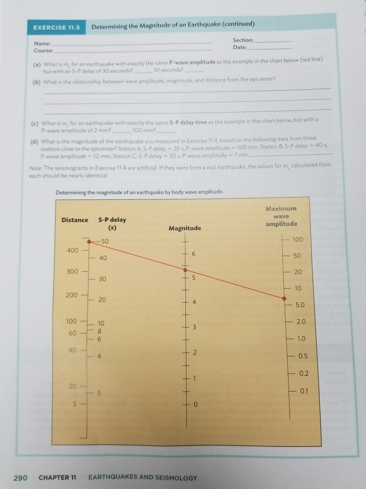 Solved EXERCISE 11.5 Determining the Magnitude of an | Chegg.com