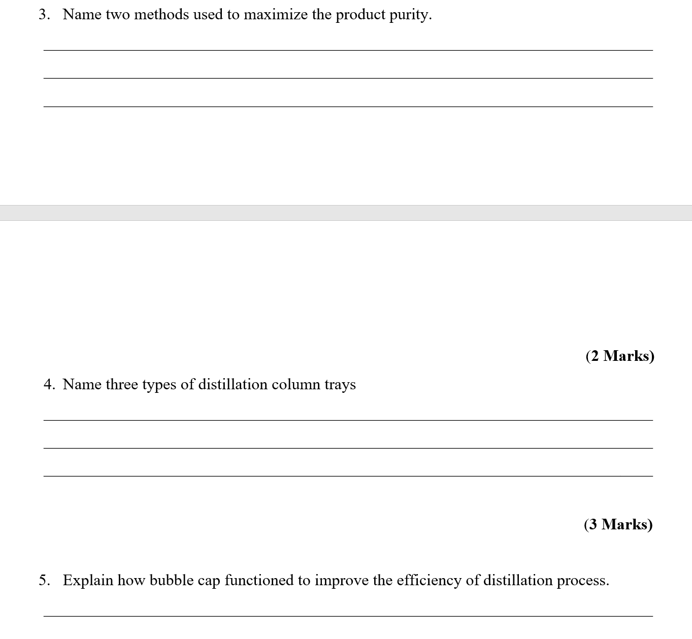 Solved 3. Name two methods used to maximize the product | Chegg.com