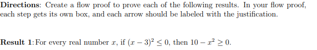 Solved Directions: Create a flow proof to prove each of the | Chegg.com
