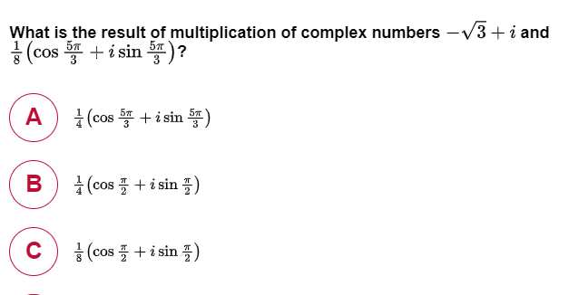 Solved What is the result of multiplication of complex | Chegg.com