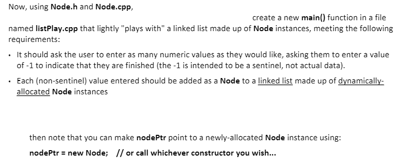 Solved (C++) //Node.cpp #include #include | Chegg.com