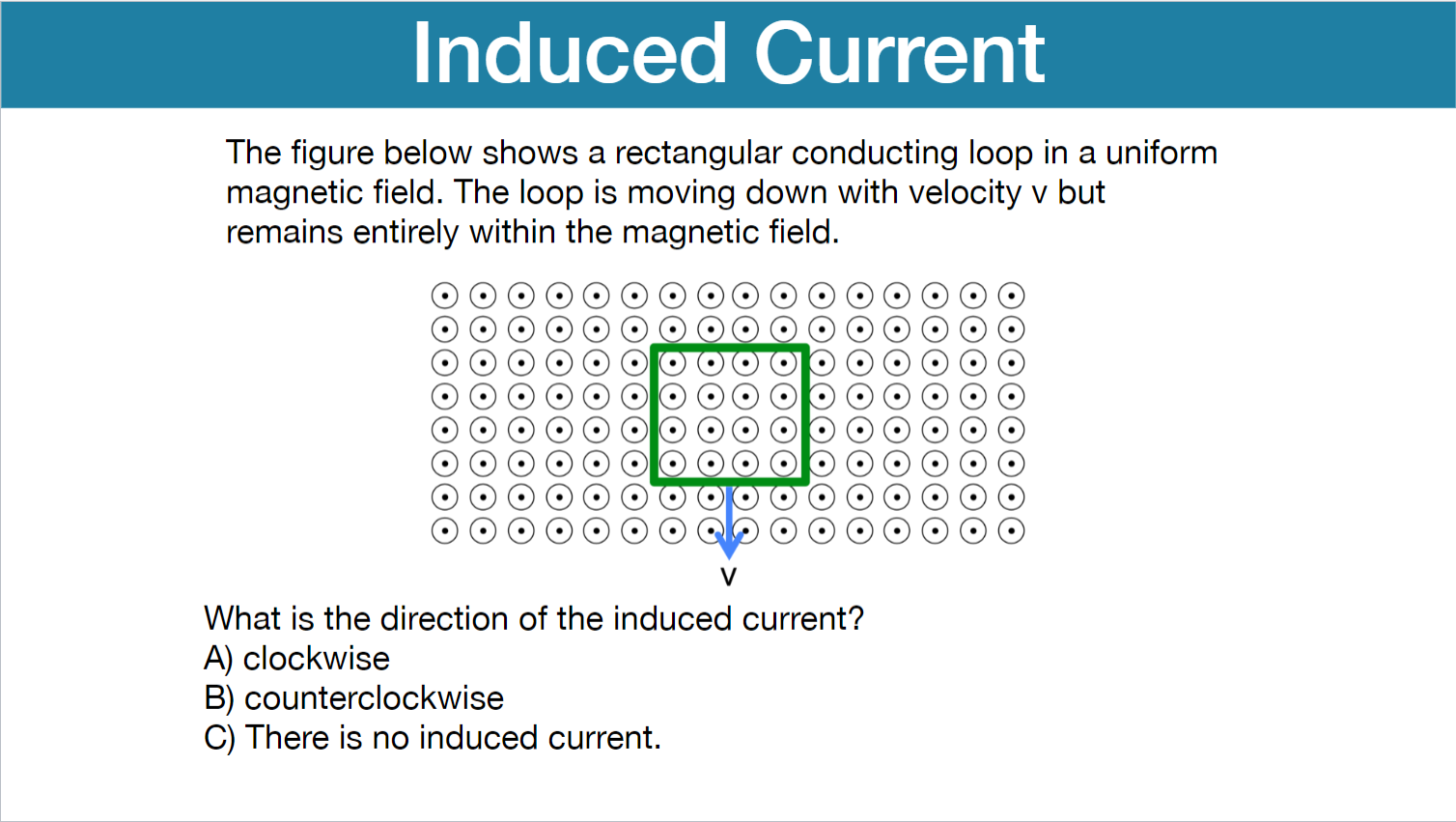 Solved Induced CurrentThe figure below shows a rectangular | Chegg.com