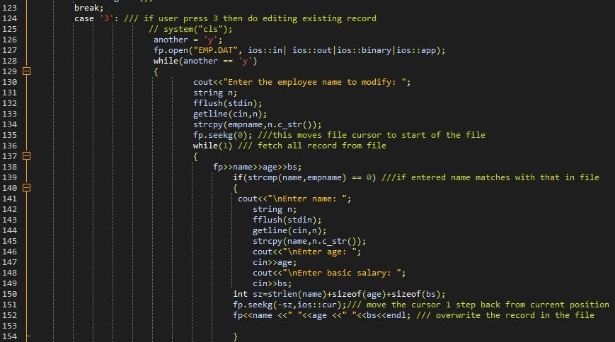 Based on the images attached, it shows a C++ code of | Chegg.com