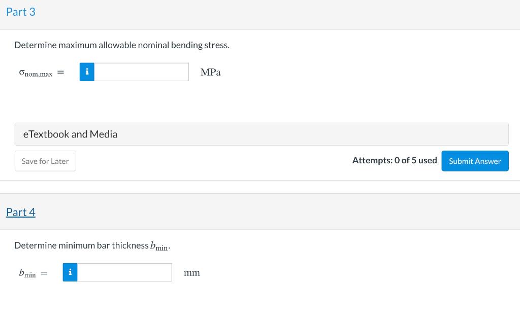 Solved The notched bar shown in the figure is subjected to a | Chegg.com