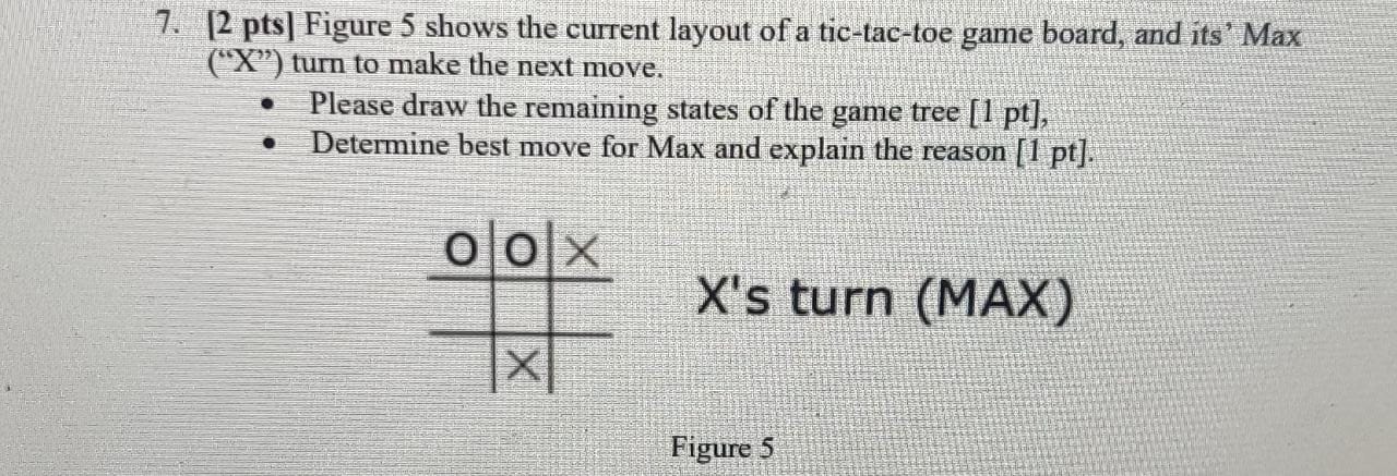 Solved 7. [2 pts] Figure 5 shows the current layout of a | Chegg.com