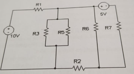 Solved Find the power dissipated by R7 using node analysis. | Chegg.com