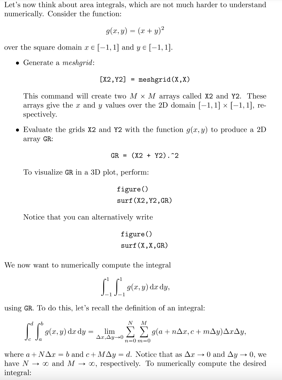 f(x)=x2, over the domain x∈[−1,1]. - Generate a 1D | Chegg.com