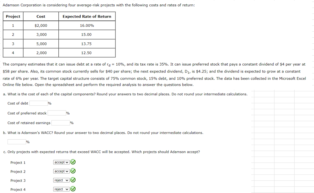 [Solved]: WACC y presupuesto de capital ptimo *** POR FAVOR