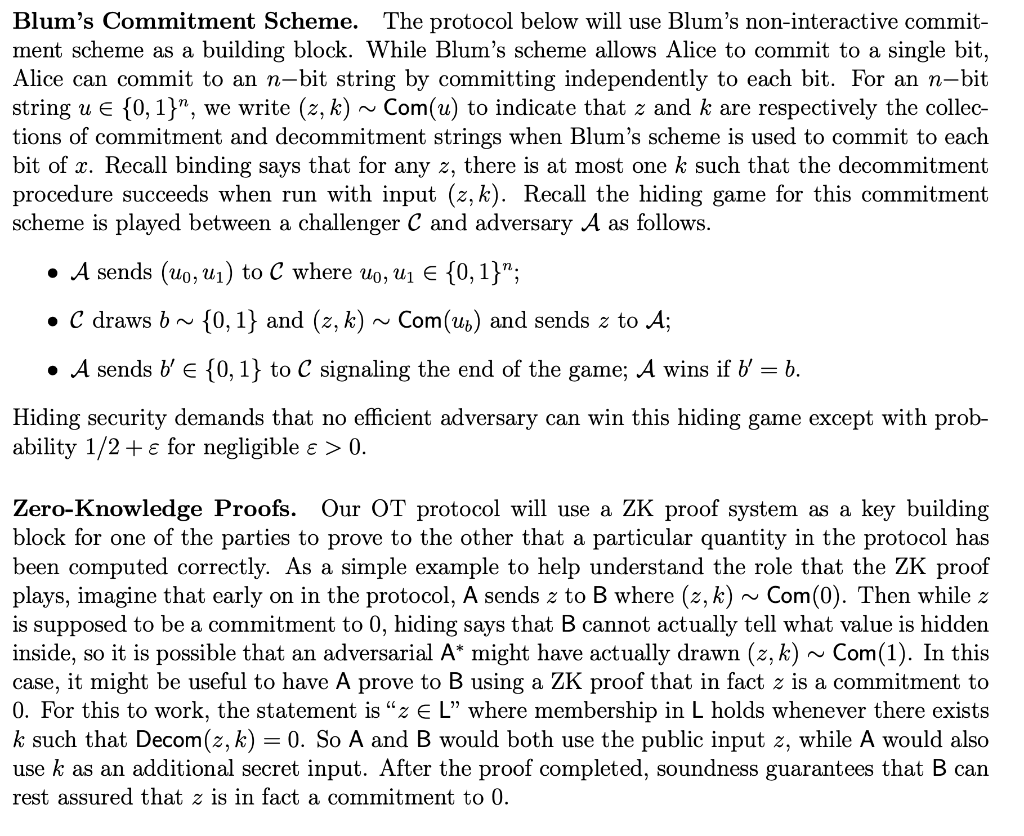 Solved In this section you will analyze a protocol for | Chegg.com