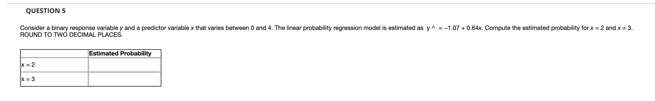 Solved Consider a binary response variable y and a predictor | Chegg.com Solved Consider a binary response variable y and a predictor | Chegg.com