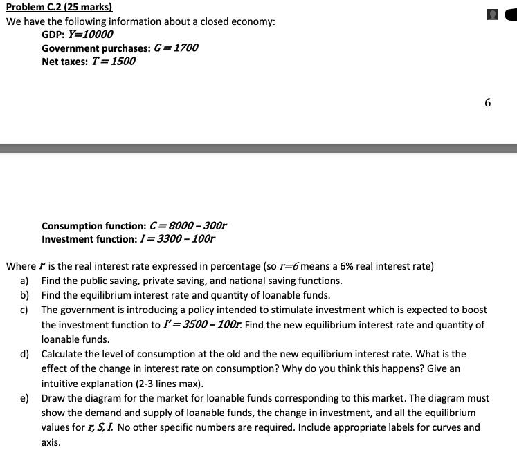 Solved Problem C.2 (25 marks) We have the following | Chegg.com