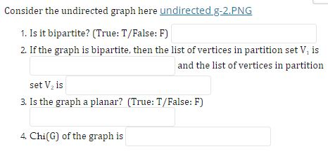 Solved a e. b с d Consider the undirected graph here | Chegg.com