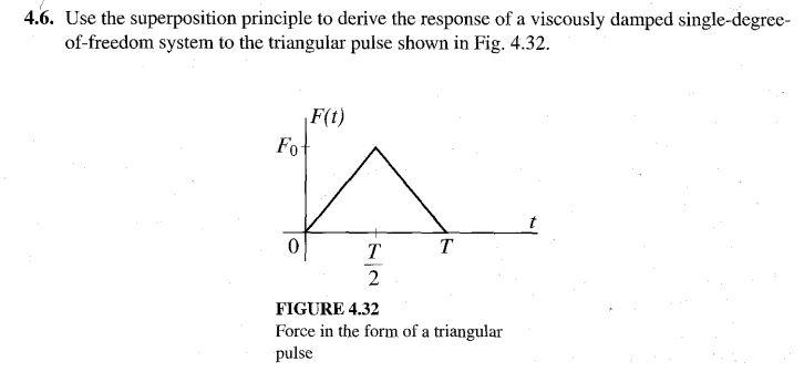 Solved 4.6. Use the superposition principle to derive the | Chegg.com
