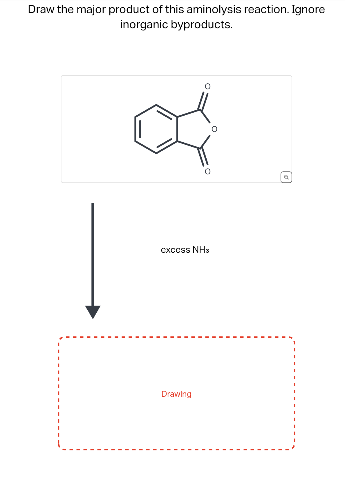 Solved Draw the major product of this aminolysis reaction. | Chegg.com