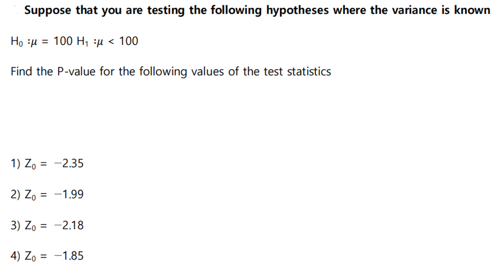 Solved Suppose that you are testing the following hypotheses | Chegg.com