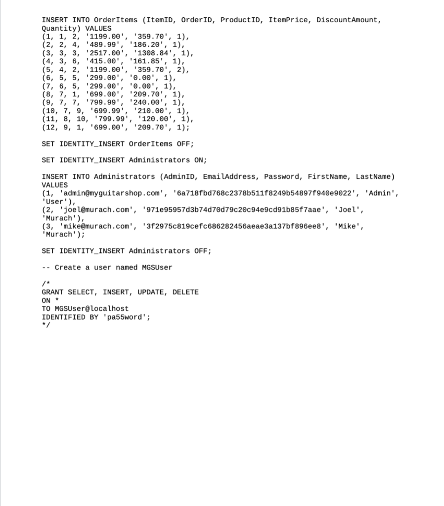Solved Directions & Deliverable Execute the | Chegg.com