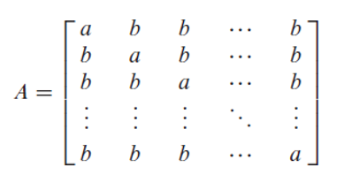 Solved Find the determinant of the following n x n matrix in | Chegg.com