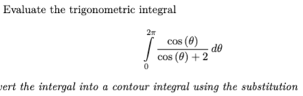 Solved Evaluate the trigonometric integral | Chegg.com