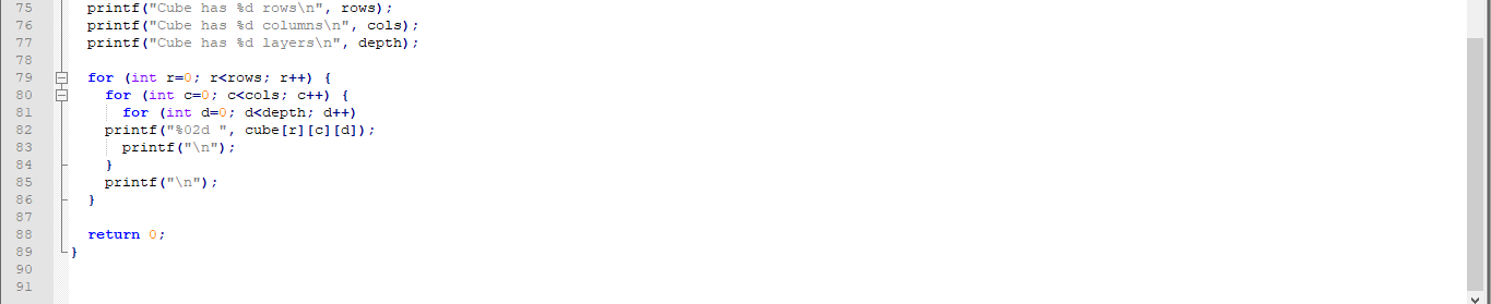 Solved Read the code in array.c. If something is not clear | Chegg.com