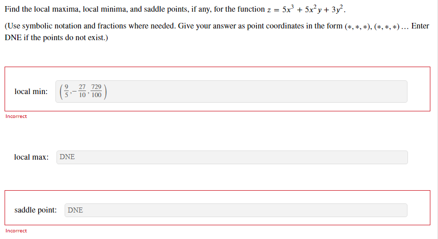Solved Find all the critical points of the function | Chegg.com