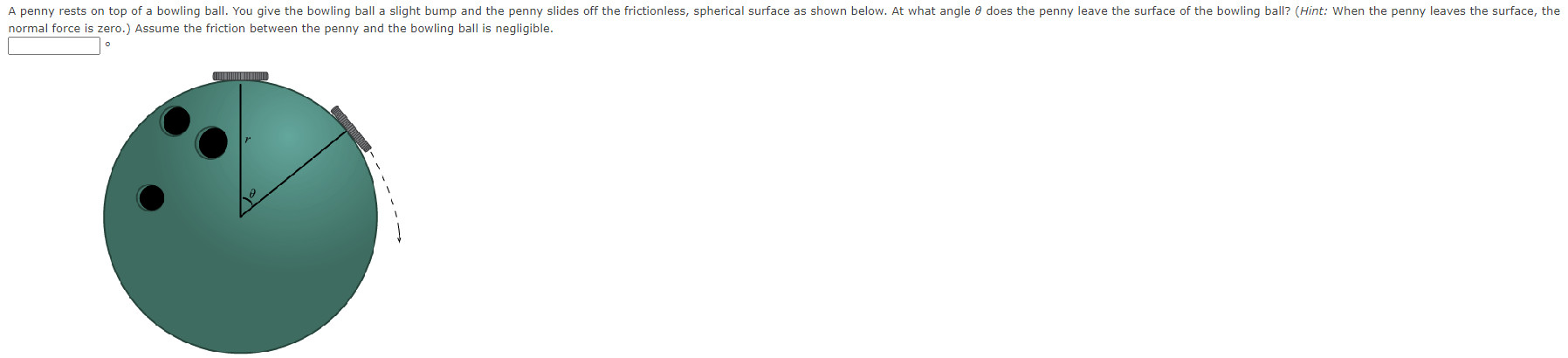 Solved normal force is zero.) Assume the friction between | Chegg.com