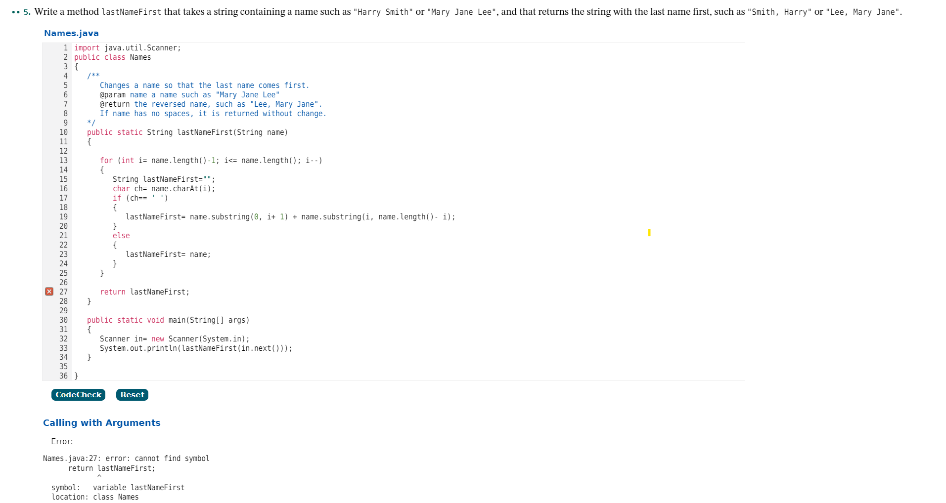 Solved What am i doing wrong and how can I fix it? * 5. | Chegg.com