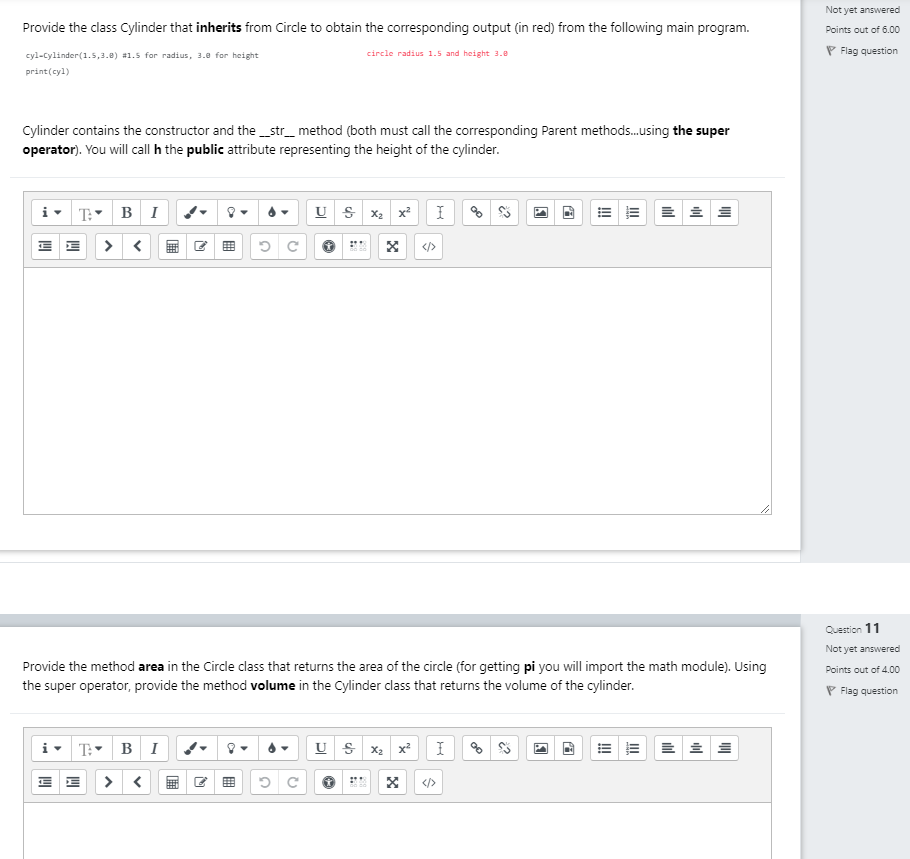 Write the entire class Circle to obtain the output in | Chegg.com