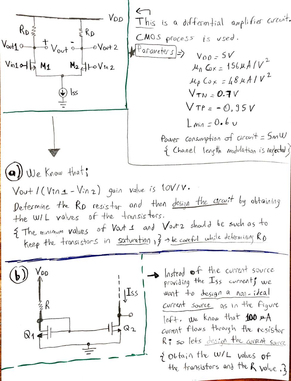 Solved Can you solve a and b? It is about electronics, FETs. | Chegg.com