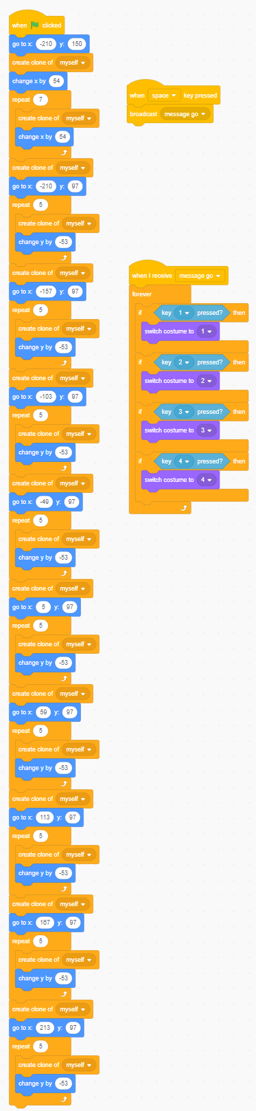 Solved I need help in making certain clones change different | Chegg.com