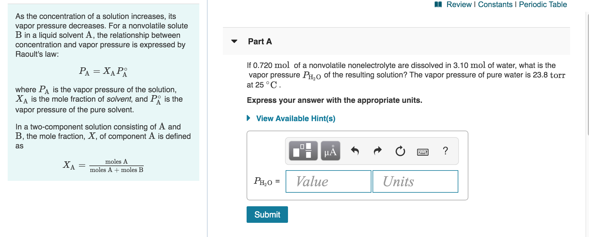 Solved Review Constants | Periodic Table As the | Chegg.com