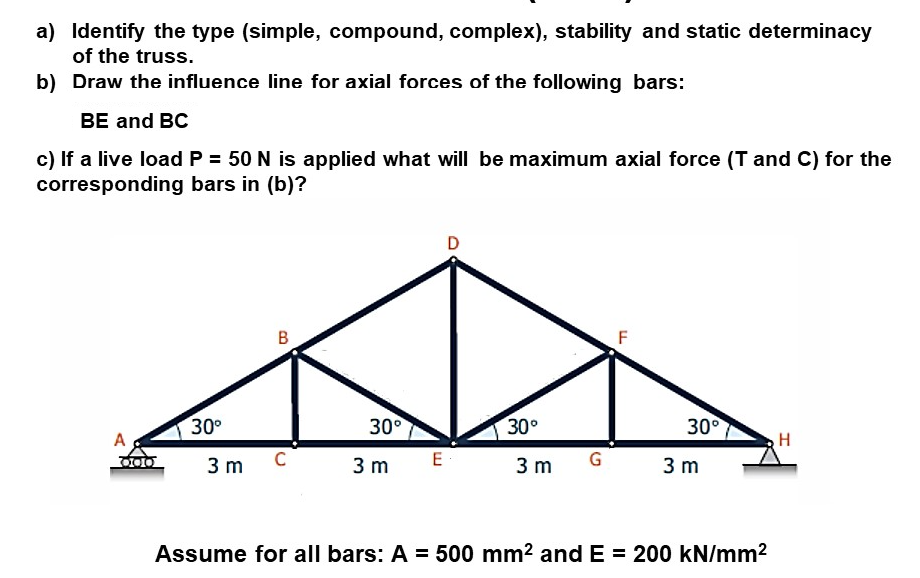 Solved a) Identify the type (simple, compound, complex), | Chegg.com
