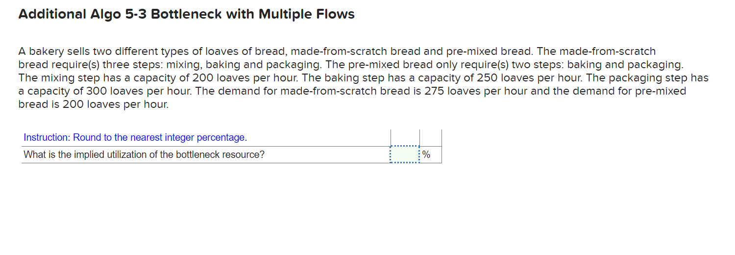 Solved Additional Algo 5-3 Bottleneck with Multiple Flows A | Chegg.com