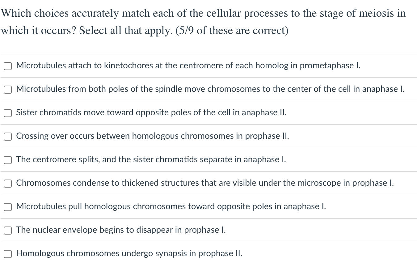 Solved Which choices accurately match each of the cellular | Chegg.com