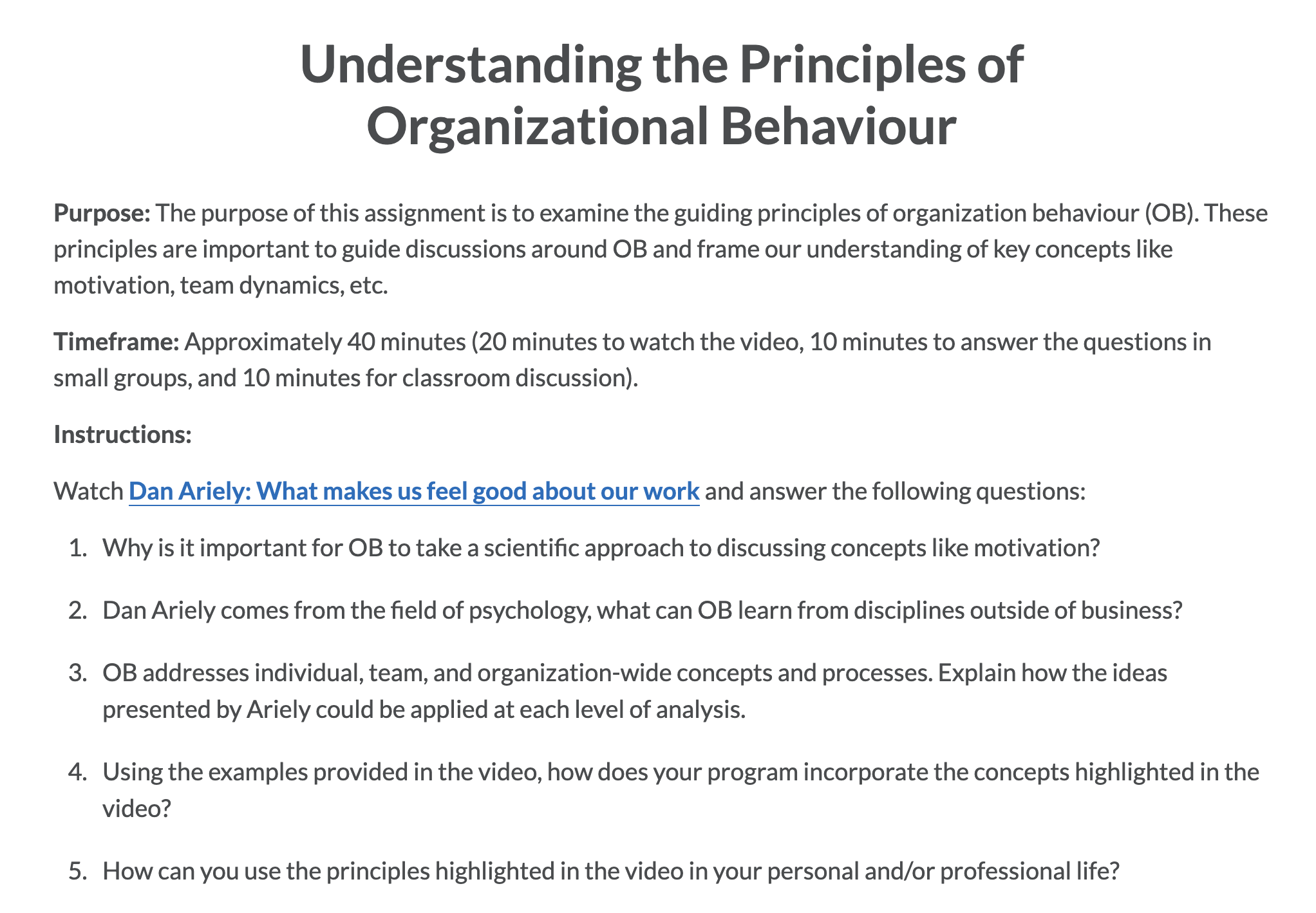 Solved Purpose: The purpose of this assignment is to examine | Chegg.com