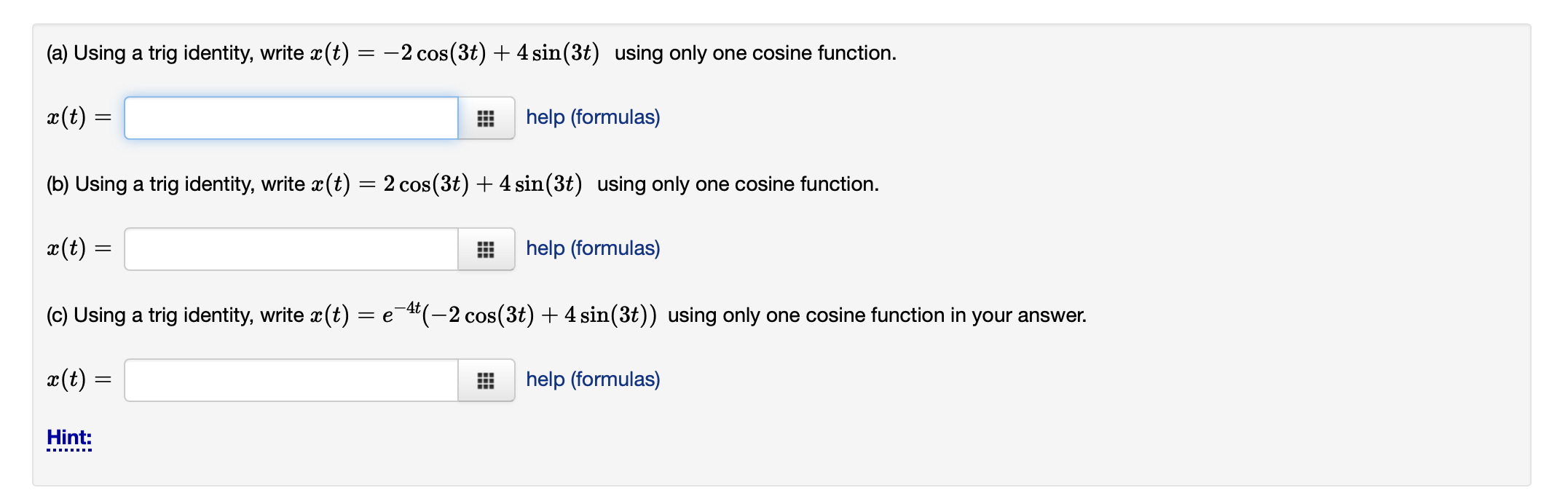 Solved Question on the image! | Chegg.com
