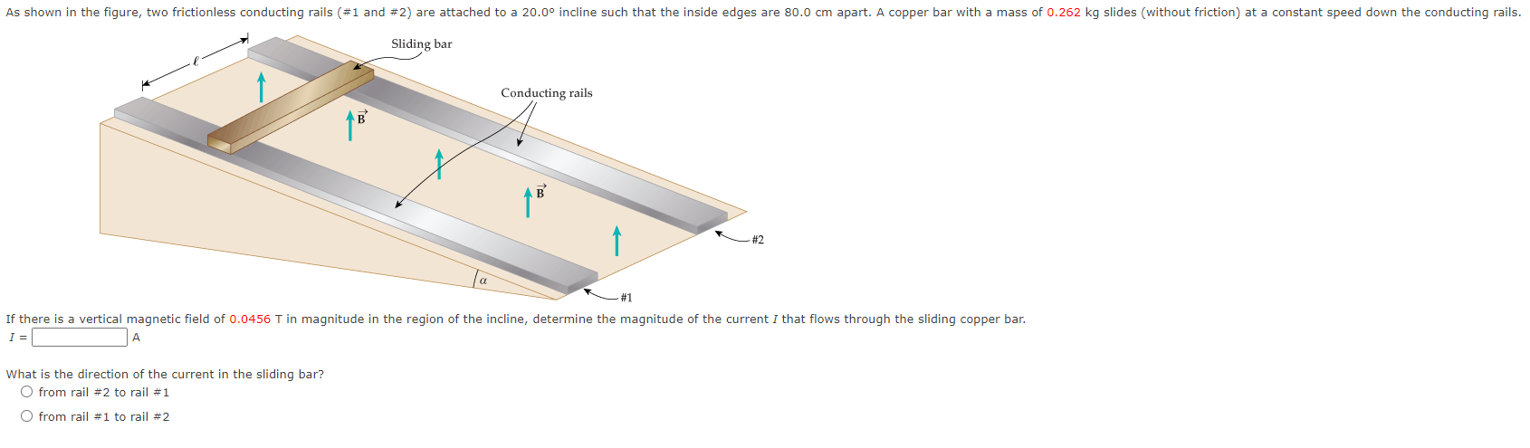 Solved As shown in the figure, two frictionless conducting | Chegg.com