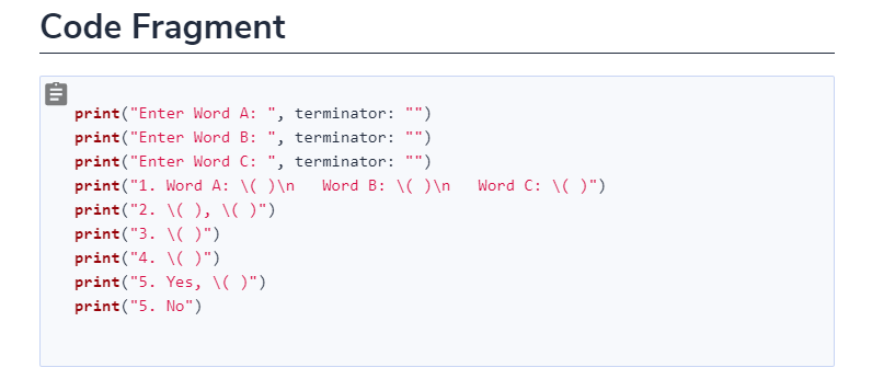 Solved 3. Swift: Collections Problem Create a program that | Chegg.com