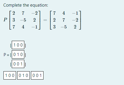 Solved Complete the equation: | Chegg.com