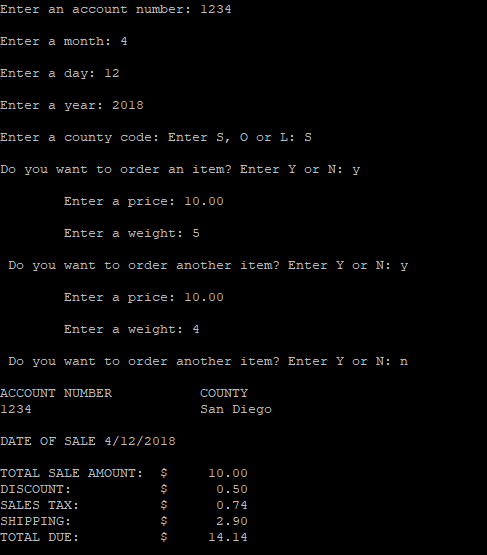 Solved C++ For my code below, in my output why do my prices | Chegg.com