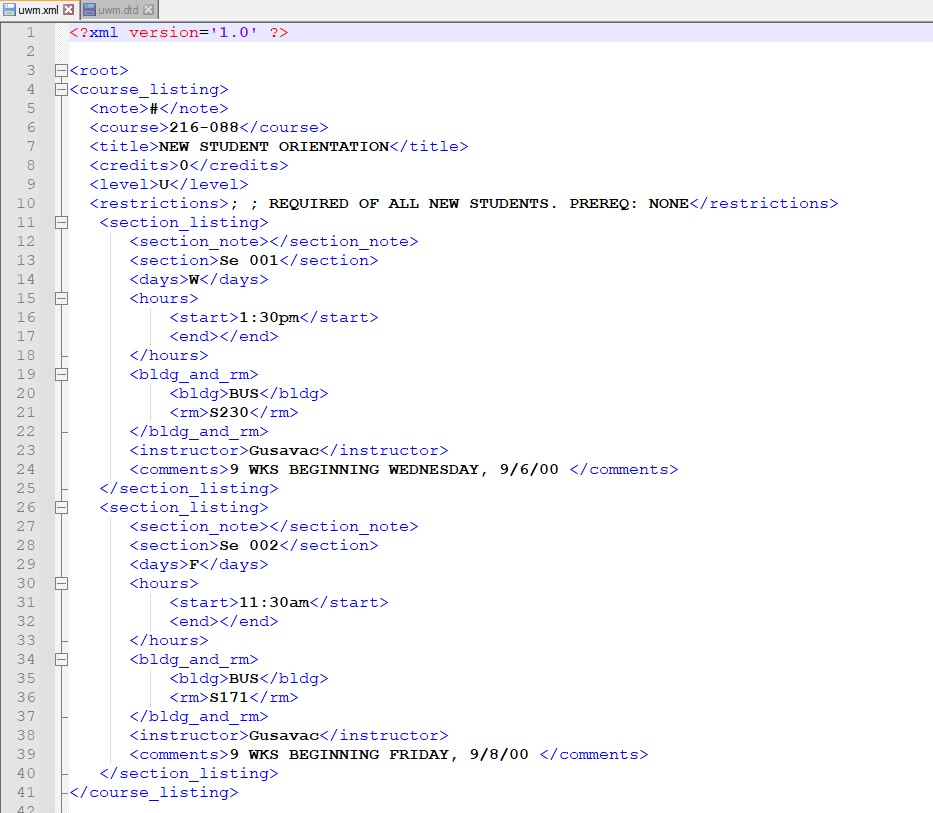 Solved Create A Dtd File To Validate Against The